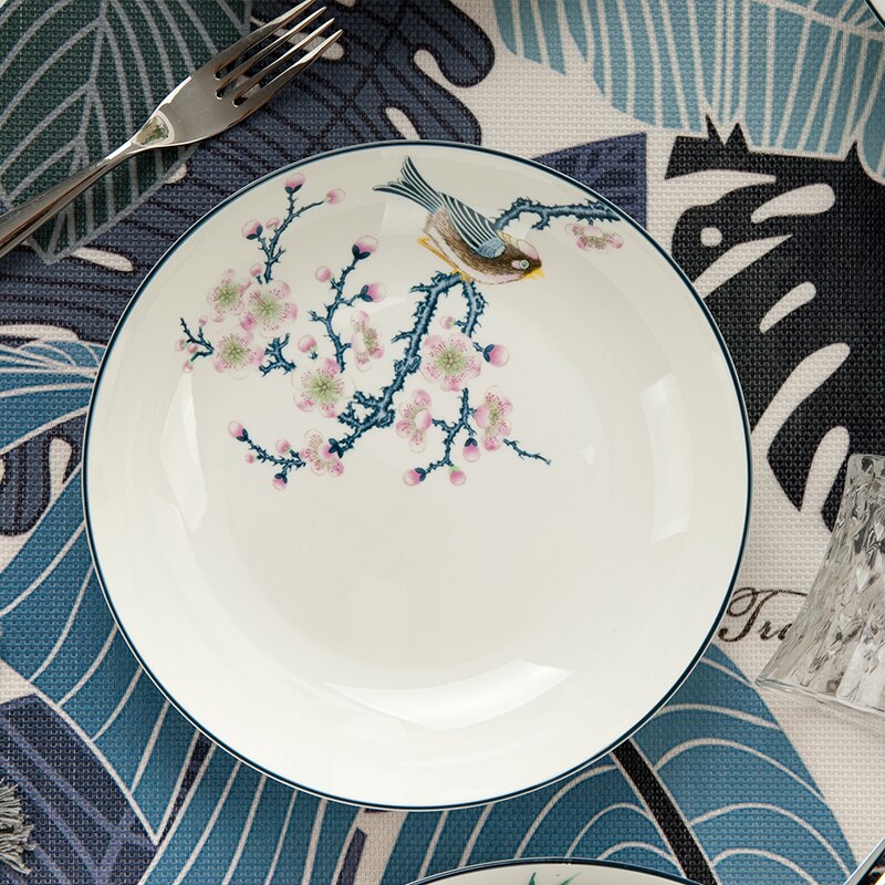 8 inch plate China cake plate cake fruit plate Cer... – Grandado