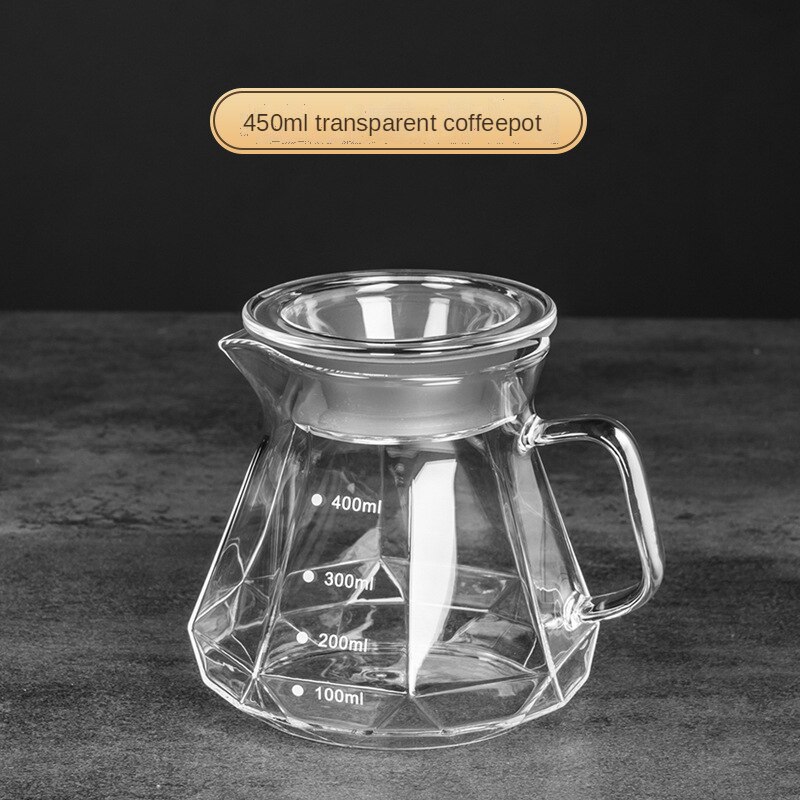 Pour Coffee Set Dripper 400/600ml Coffee Server Gl... – Vicedeal
