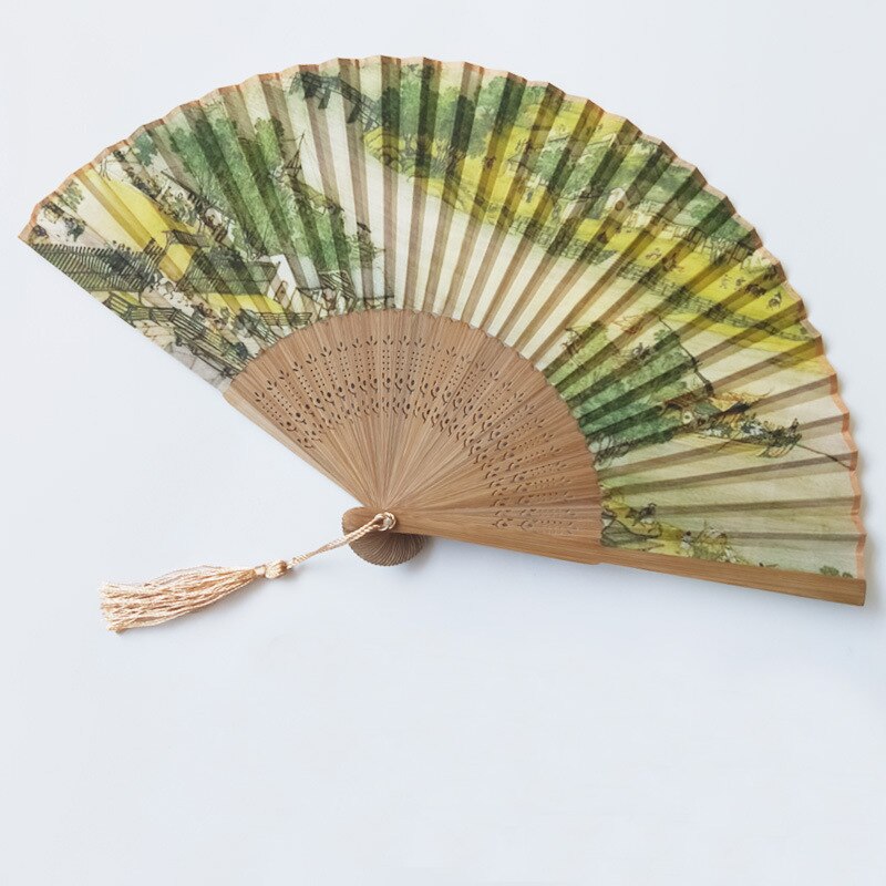Japanese hand Fan Ukiyoe Surfing Sea Wave Kanagawa... – Vicedeal
