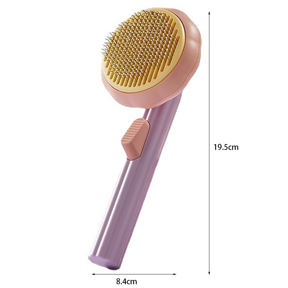 Pet Hair Remover Brush Zelfreinigende Slicker Hond... – Grandado