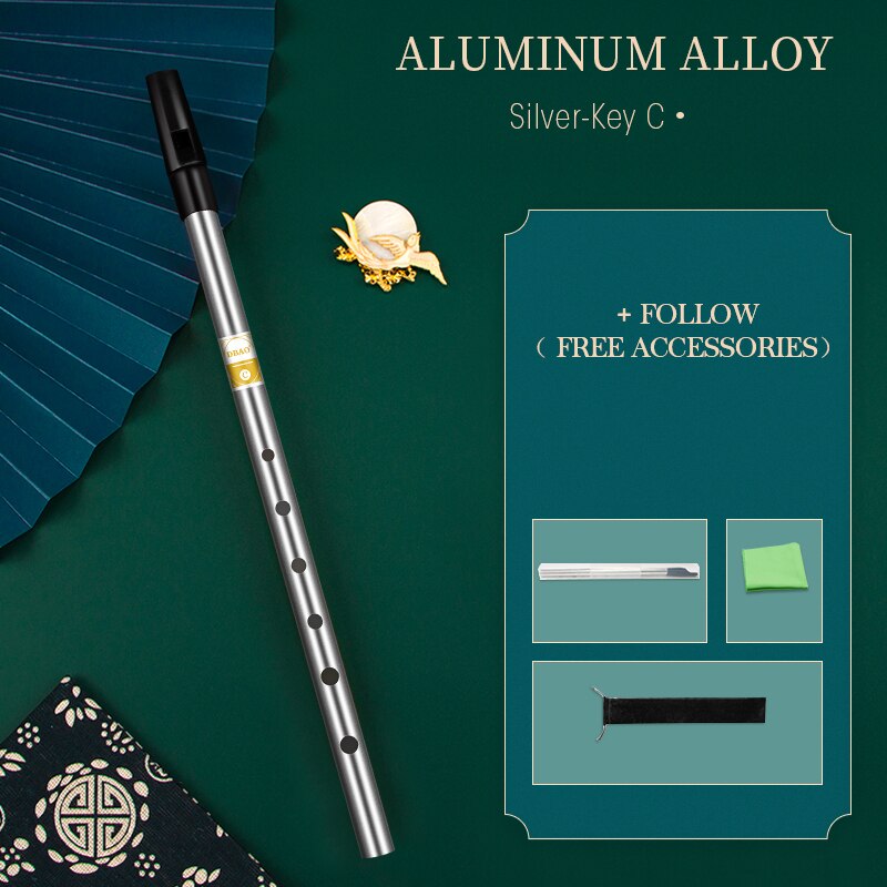 Irelish Flute C/D Key Tinwhistle Musical Instrumen... – Grandado