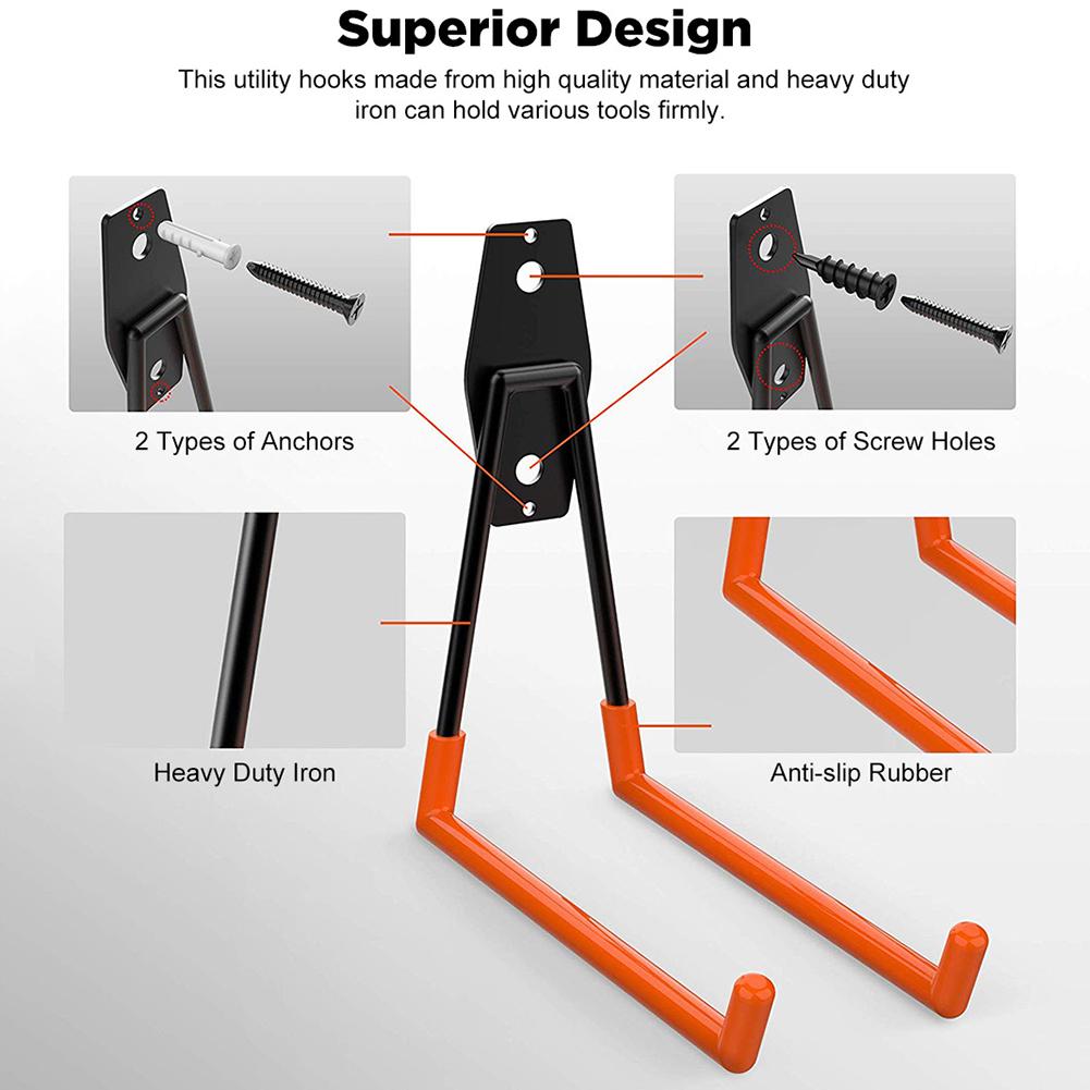 2 Hooks Heavy Duty Screw Installation Hook for Org... – Vicedeal