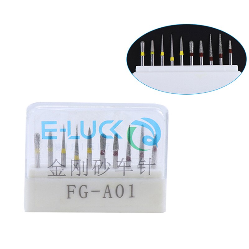 E-Luck 10 Stks/pak Dental High Speed Burs Set Diam... – Vicedeal
