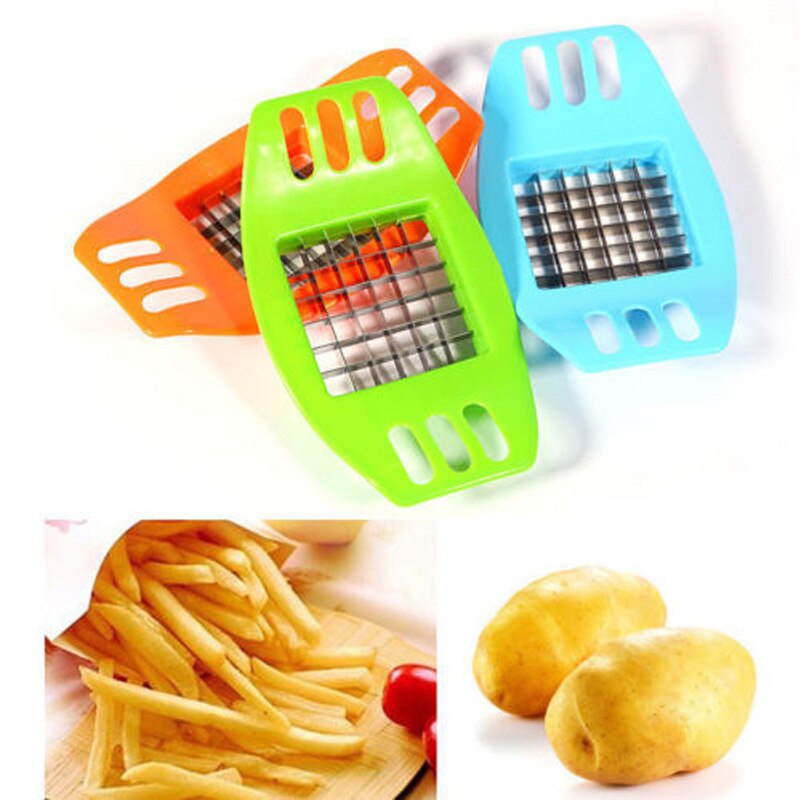 PVC + Stainless Steel French Fry Fries Cutter Peel... – Grandado