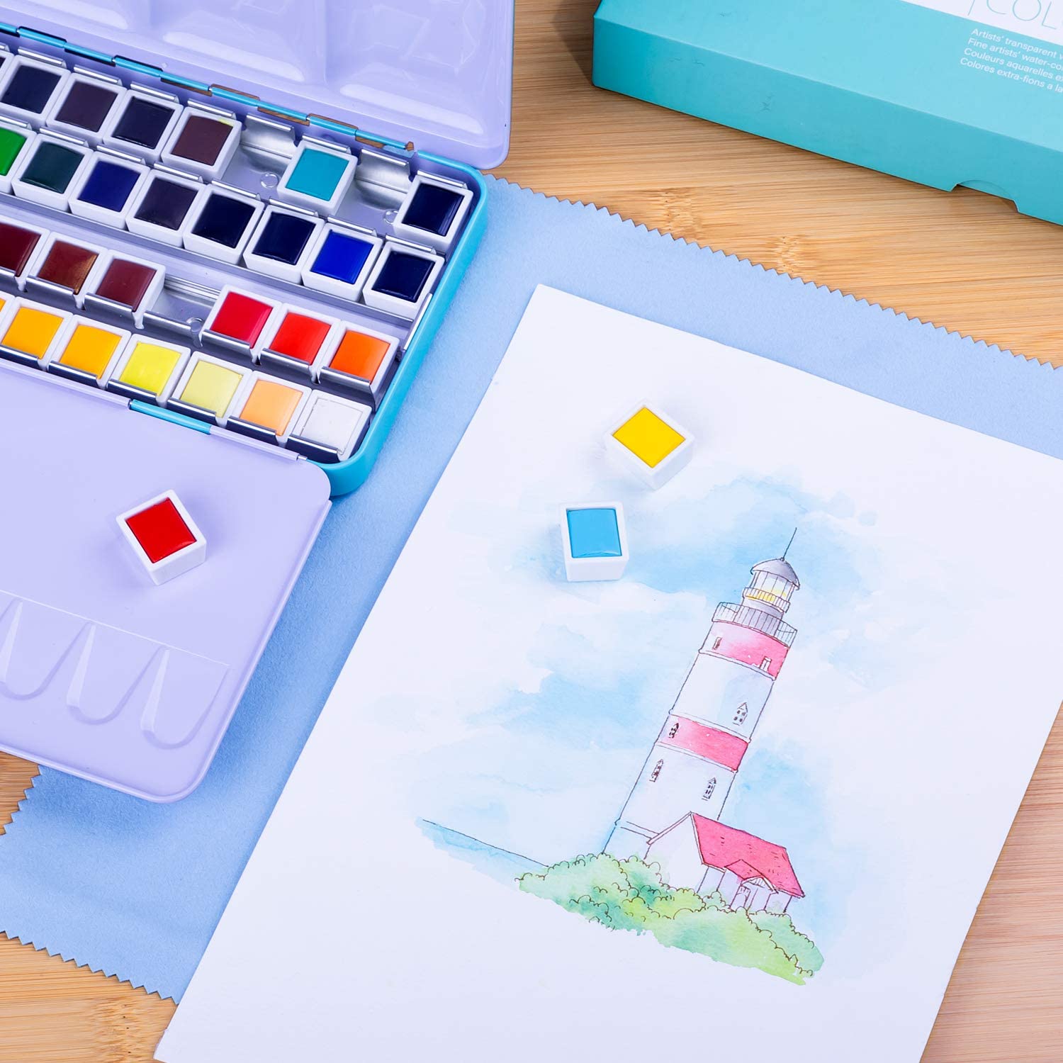 Superior High Quality12/24/36/48 Colors Solid Wate... – Vicedeal