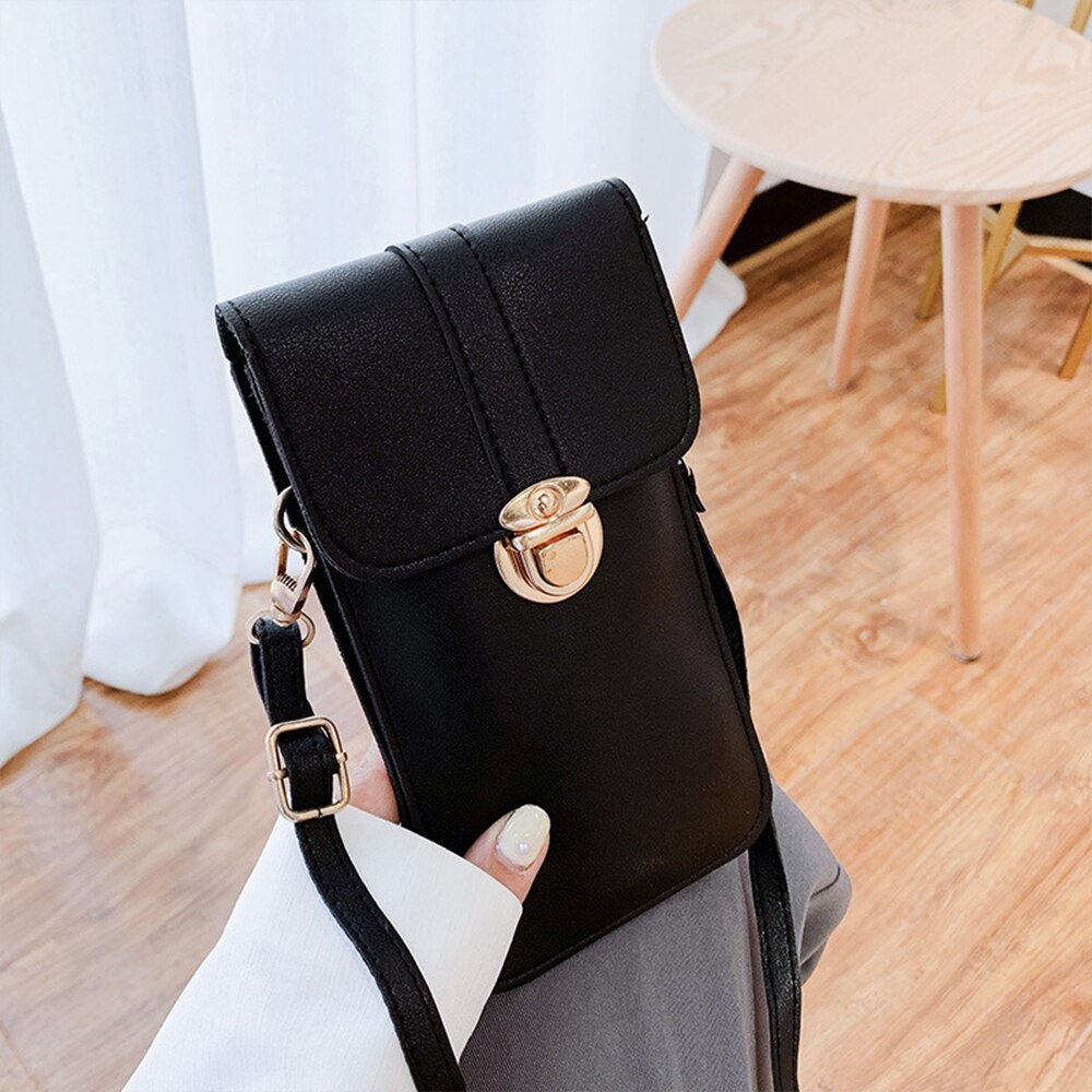 LITTHING Leather Touch Screen Mobile Phone Purse S... – Grandado