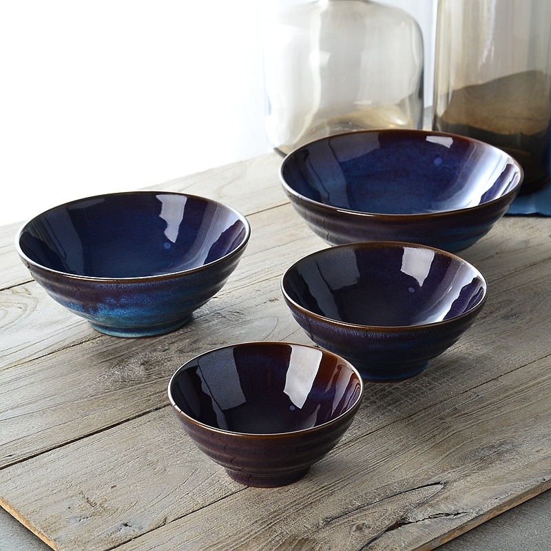 5inch, clay color change soup bowl, japanese style... – Vicedeal