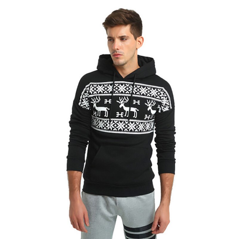 Moda natal snowflower imprime pulôver inverno suét... – Grandado