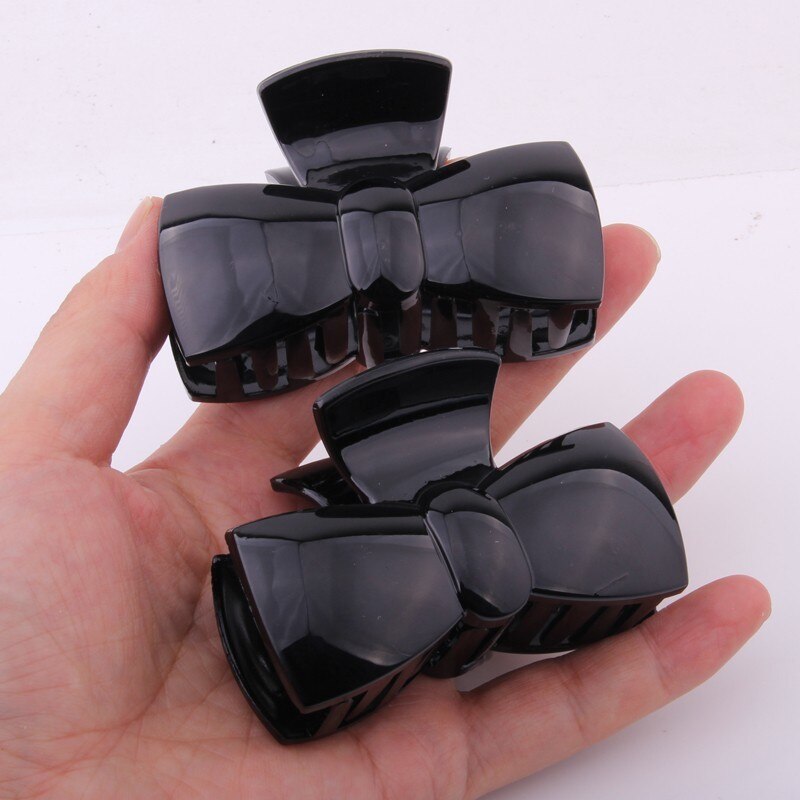 PC Plastic Claw Clip Shining Black SK-Shark Clip C... – Grandado