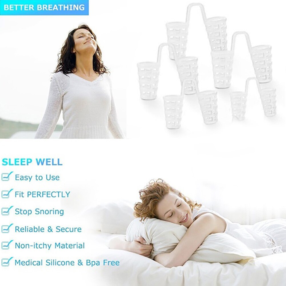 Anti Snurken Neus Vents Ademen Nose Clip Snore Sto... – Vicedeal