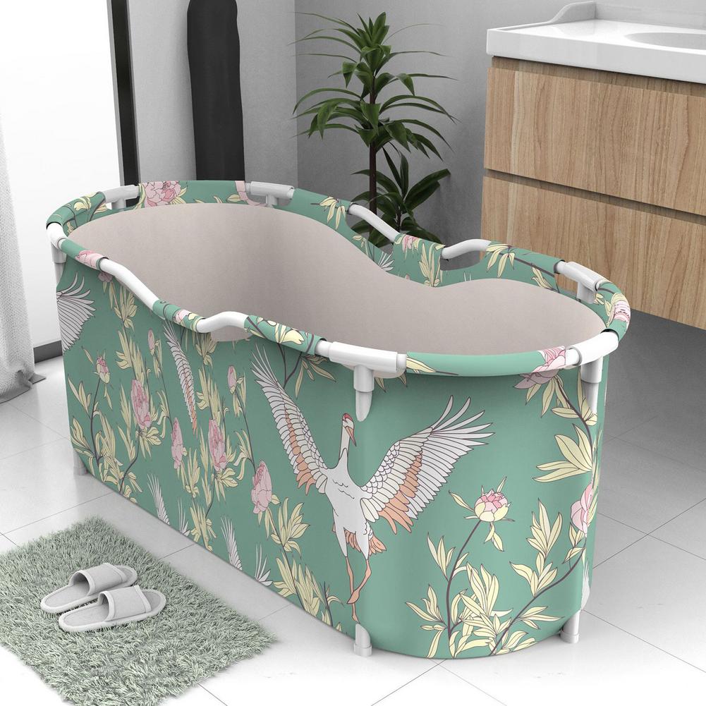 Foldbart voksen bærbart badekar børnebassin spa familie badekar sauna ...