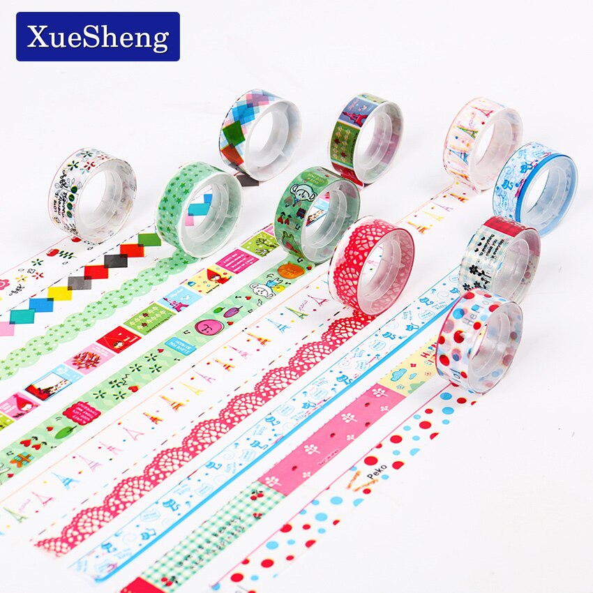 10 PCS Cute Cartoon Tape Children Small Colored Ta... – Vicedeal