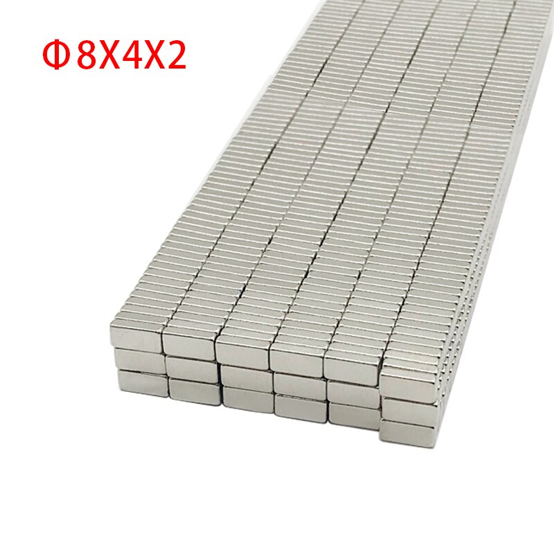 Small Neodymium Magnet Strip 8x4x2mm Mini Thin Rec... – Grandado