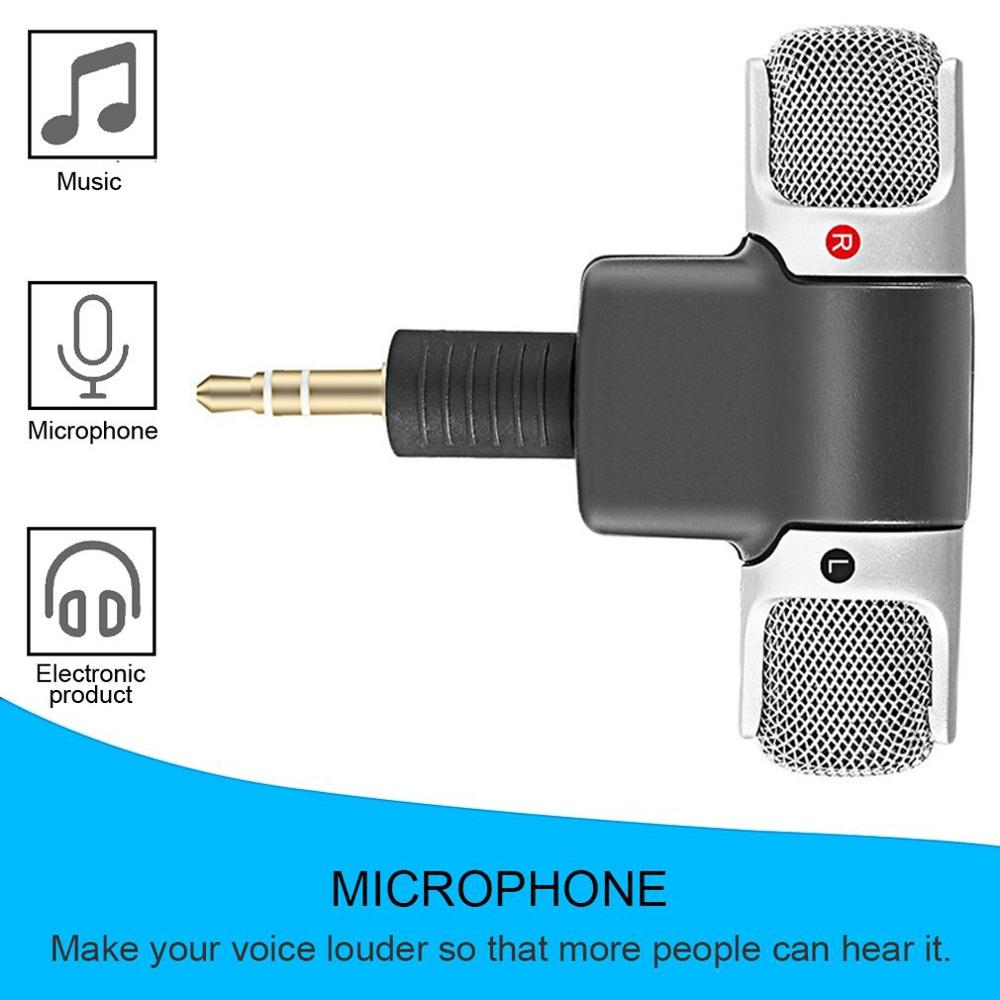 Portable Size Digital Mini Stereo Microphone Mic 3... – Grandado