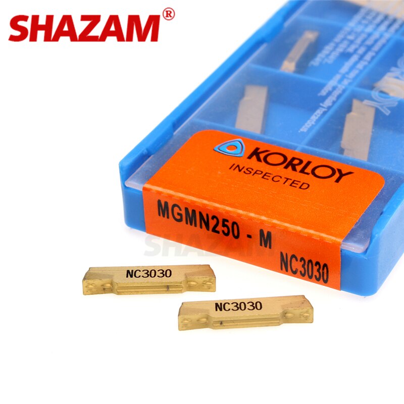 MGMN250-M NC3030 2.5mm Grooving Carbide Insert Lat... – Grandado