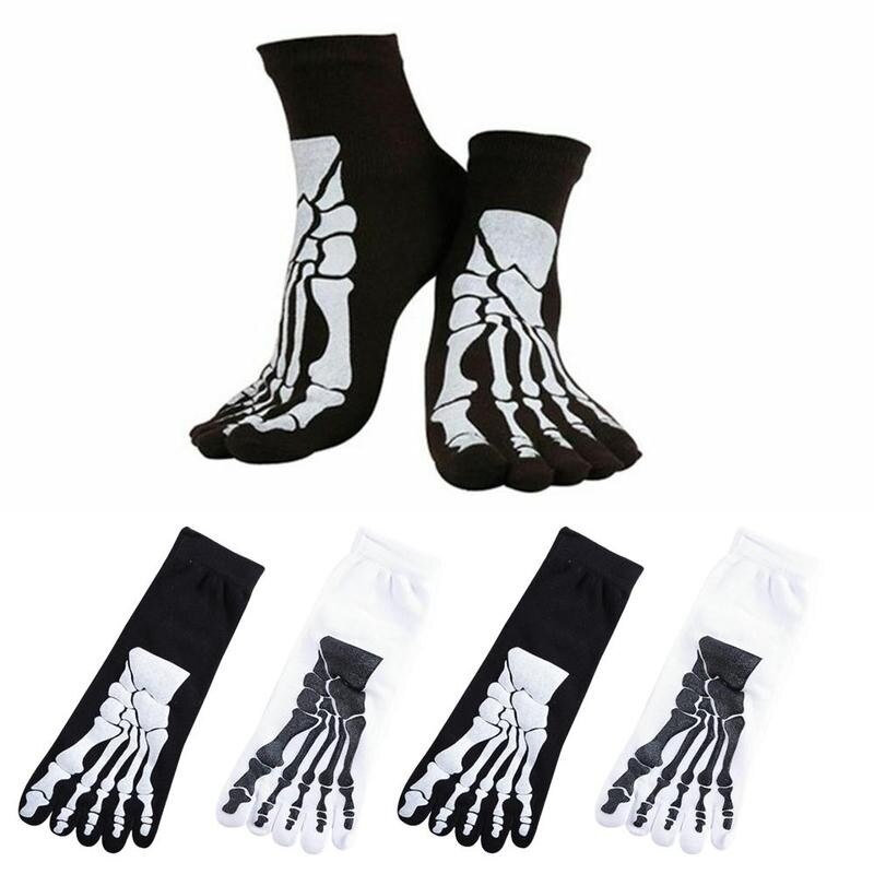 3d Print Terror Skeleton Toe Bone Socks Halloween ... – Grandado