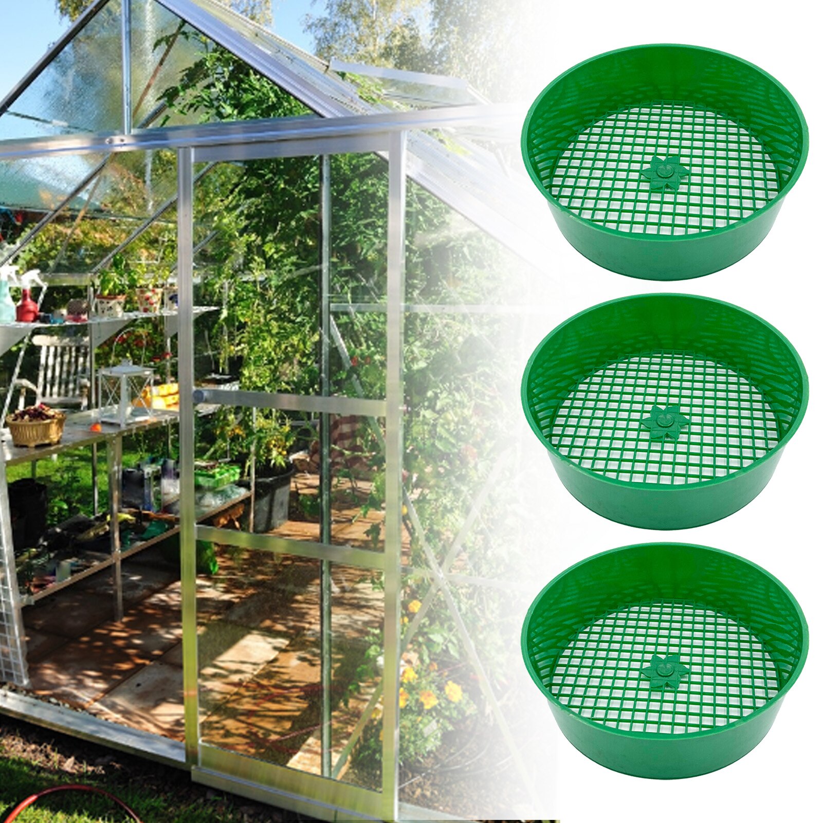 3PCS Soil Sieve Garden Riddle Mesh Seedling Tool f... – Grandado