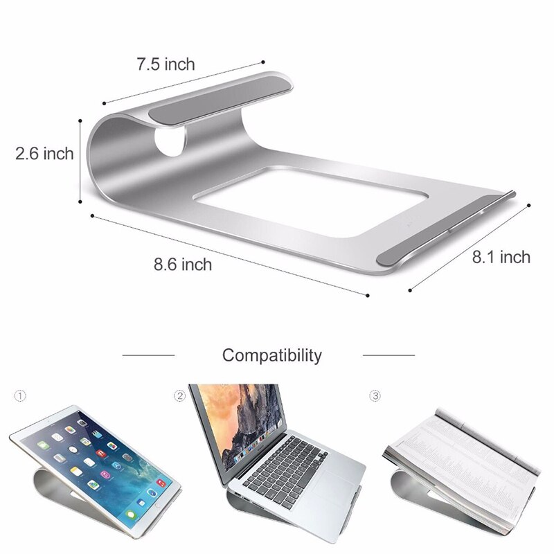 Aluminium Laptop Stand Voor Macbook Air Pro 11 12 ... – Vicedeal