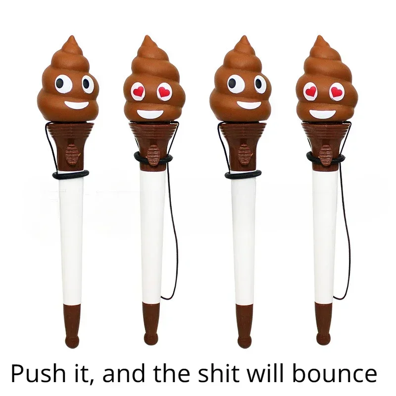 Kreative niedliche Toilette poo Scheiße Bounce Sti... – Vicedeal