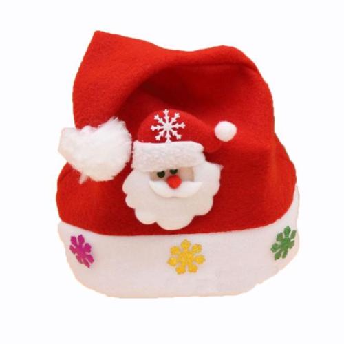 Xmas Santa Red Plush Christmas Hat Cap Adult Costu... – Vicedeal