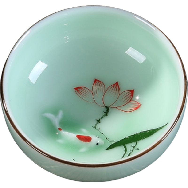 Lotus Thee Cup Porselein Zen Drinkware Handgeschil... – Vicedeal