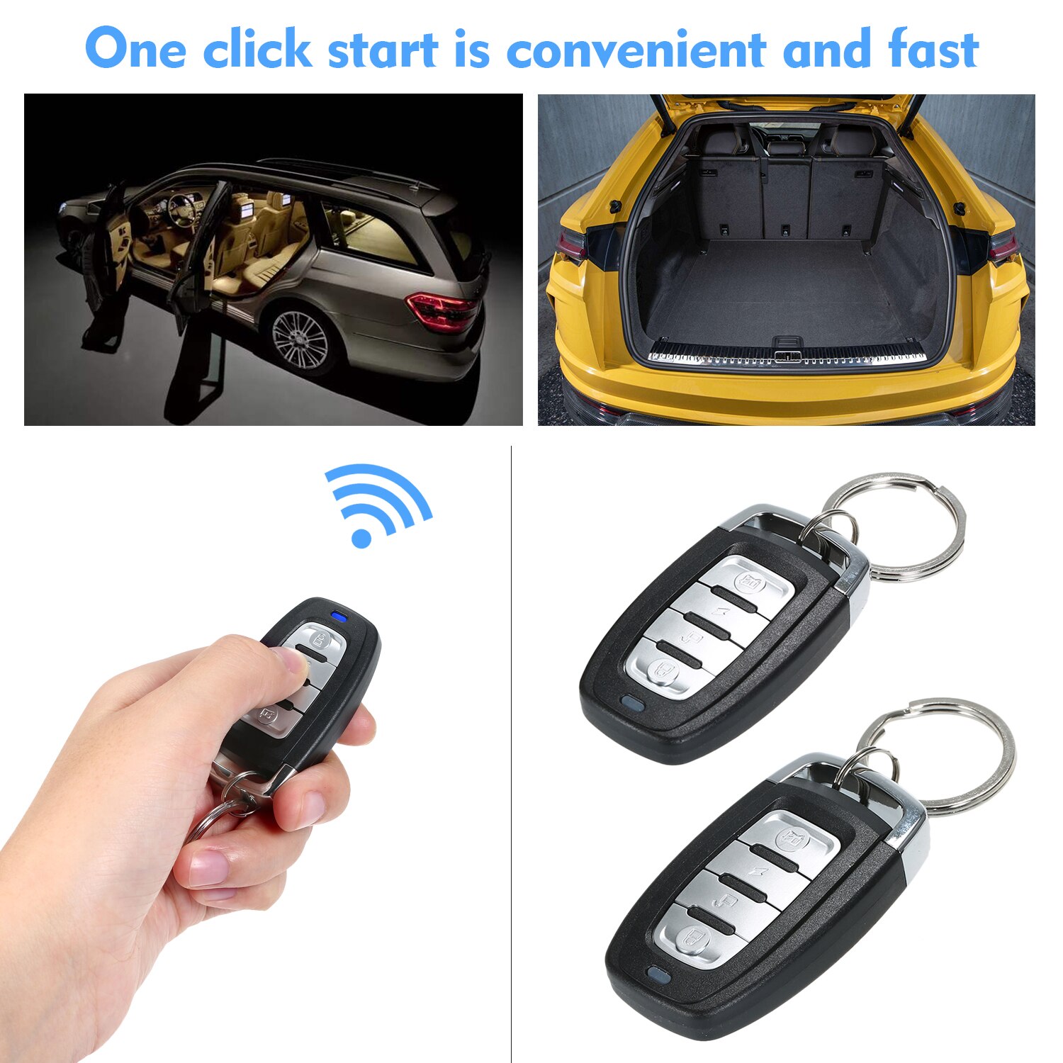Universal Car Auto DC 12V Universal Car Remote Cen... – Grandado