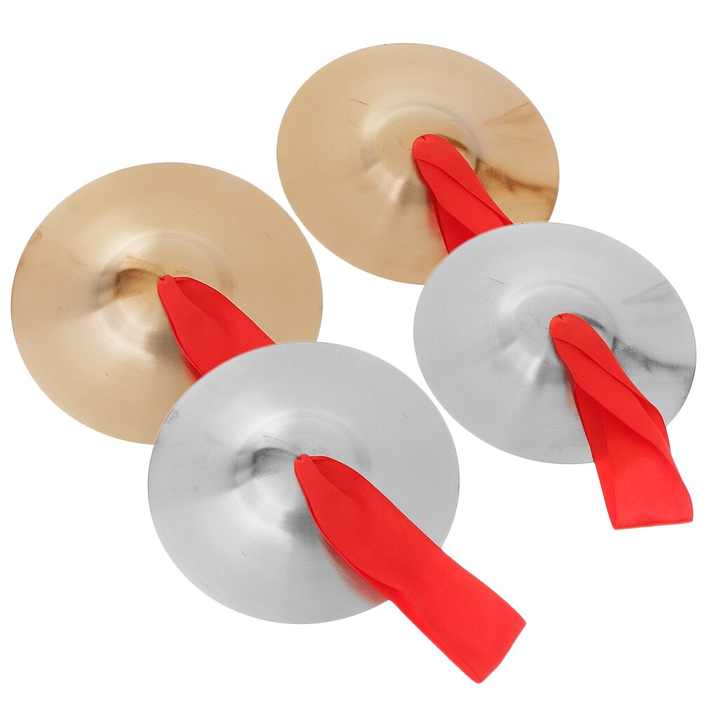 2 Pairs Bekkens Chinese Gong Hand Percussie-instru... – Grandado