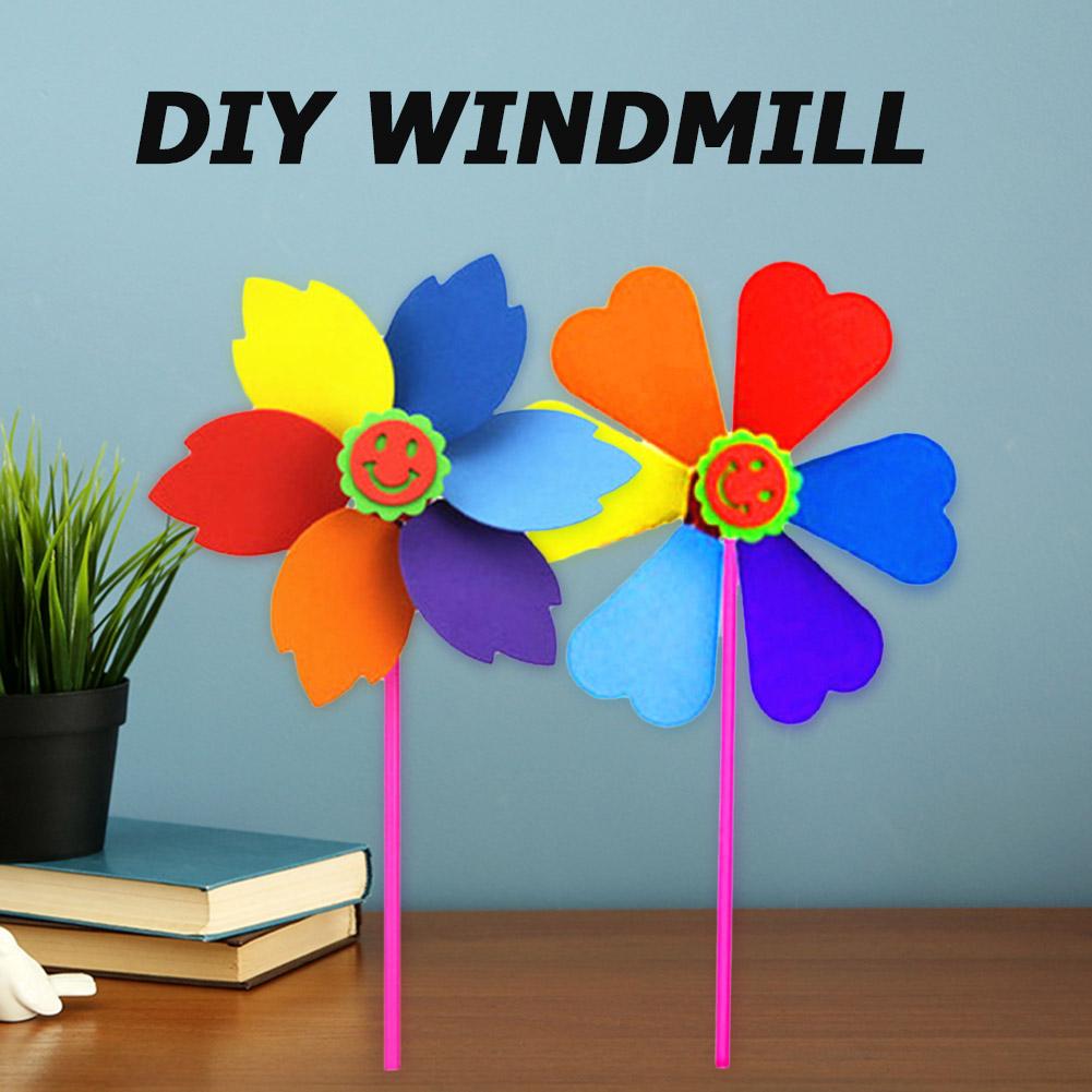 Handmade Colorful Windmill Smile Face Sponge Toy D... – Grandado