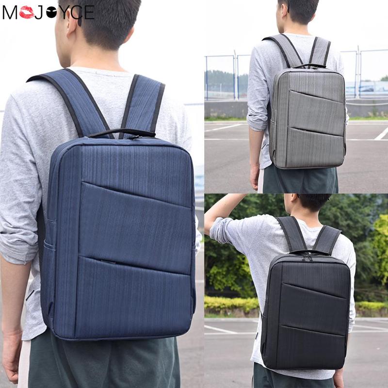 Casual Men Bag Pure Color Business Laptop Backpack... – Grandado