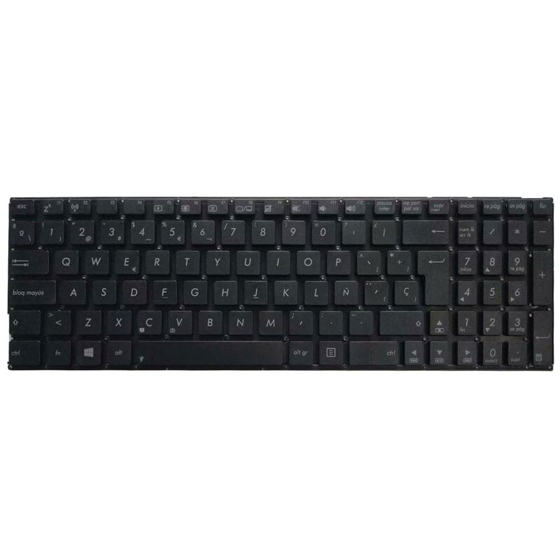Spaans Laptop Toetsenbord Voor Asus X540 X540L X54... – Vicedeal