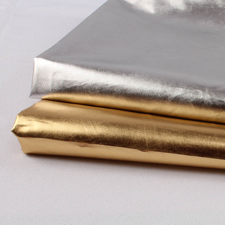 down proof fabric Gold Silver Metallic Color polye... – Vicedeal