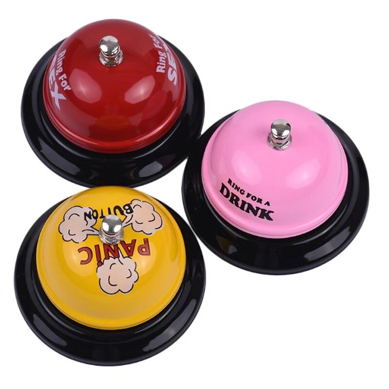 Colorful Hand Bell Metal Percussion Call Bell Hand... – Grandado