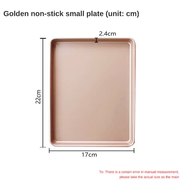 Rectangular Baking tray Non-stick Metal Cake Bread... – Vicedeal