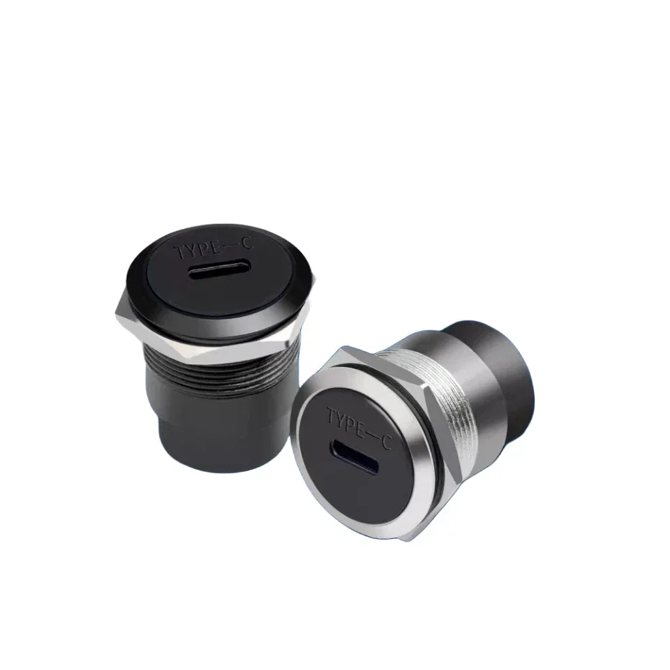 1Pcs Metal Round Socket Module D Type RJ45 Straigh... – Grandado