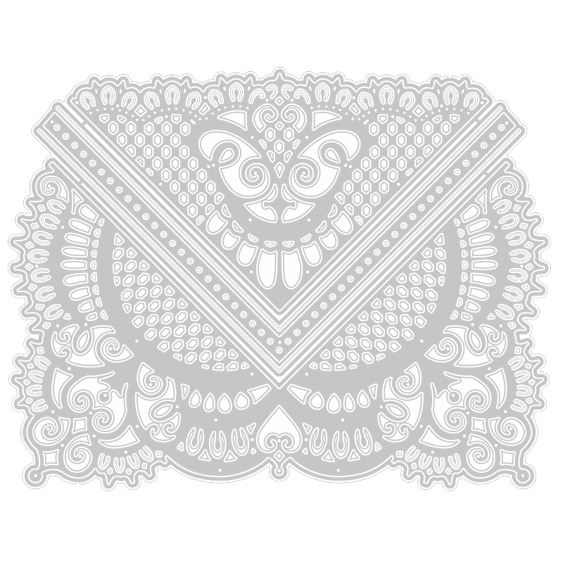 Patroon Decoratie Rand Kant Frame Embossing Metale... – Grandado