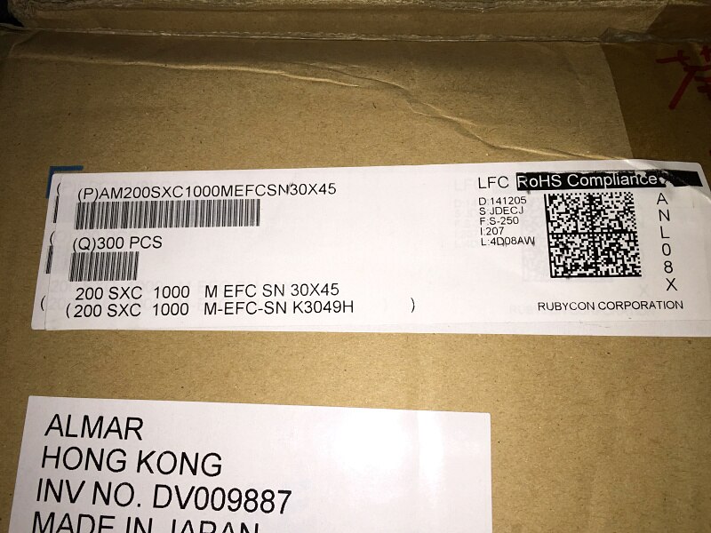 1pcs Japan Ruby RUBYCON 200v1000uf SXC 30x45mm alu... – Grandado