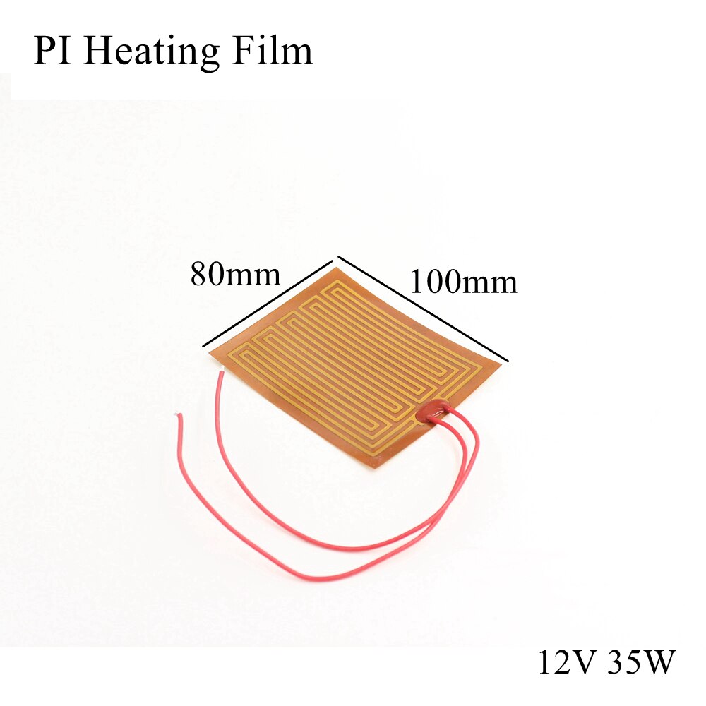 100 mm x 80mm 12v 35w polyimide verwarmer pi verwa... – Vicedeal