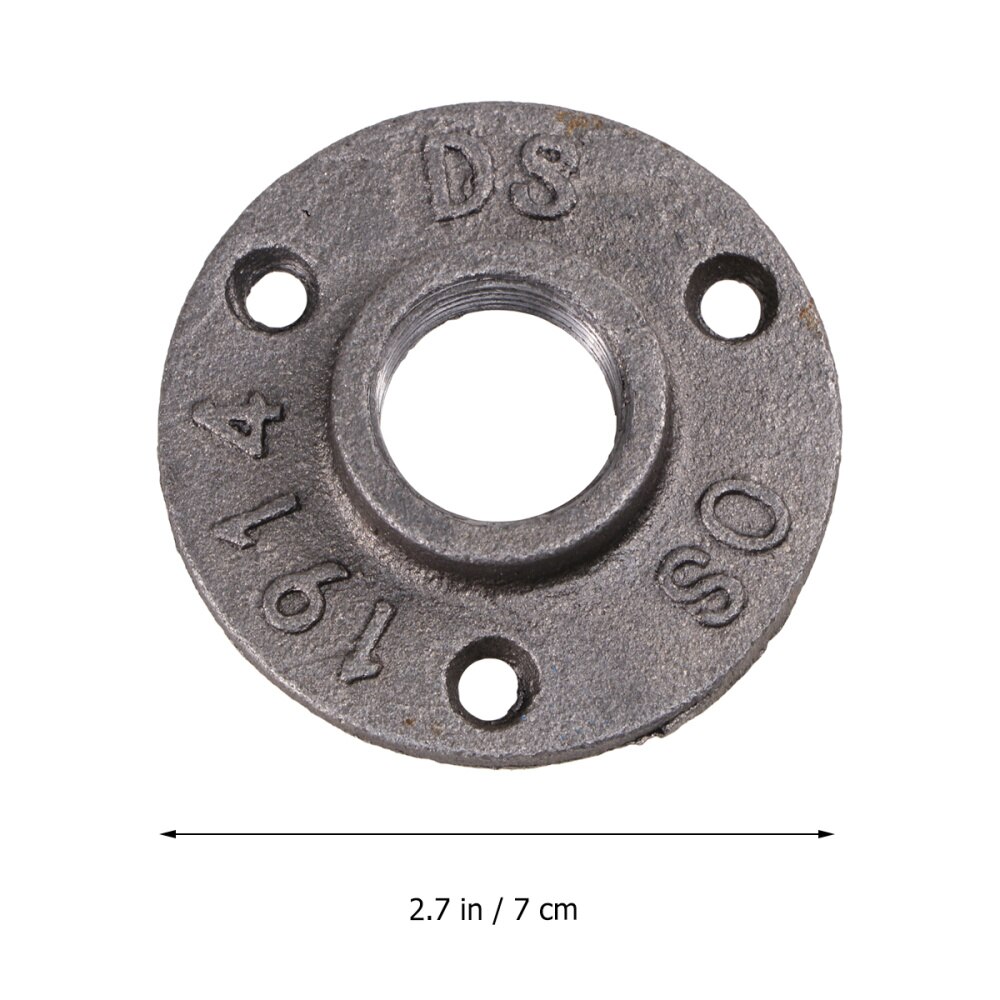 10Pcs Industrial Floor Flange Fittings Retro Vinta... – Grandado