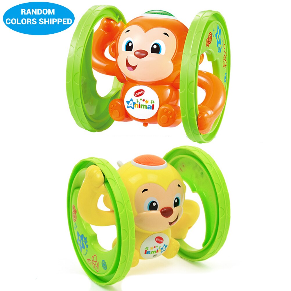 Random Color Running Monkey Wind-Up Toy With LED L... – Grandado