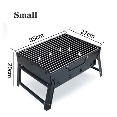 Portable BBQ Grills Stack Charcoal 3-5 People Thic... – Vicedeal