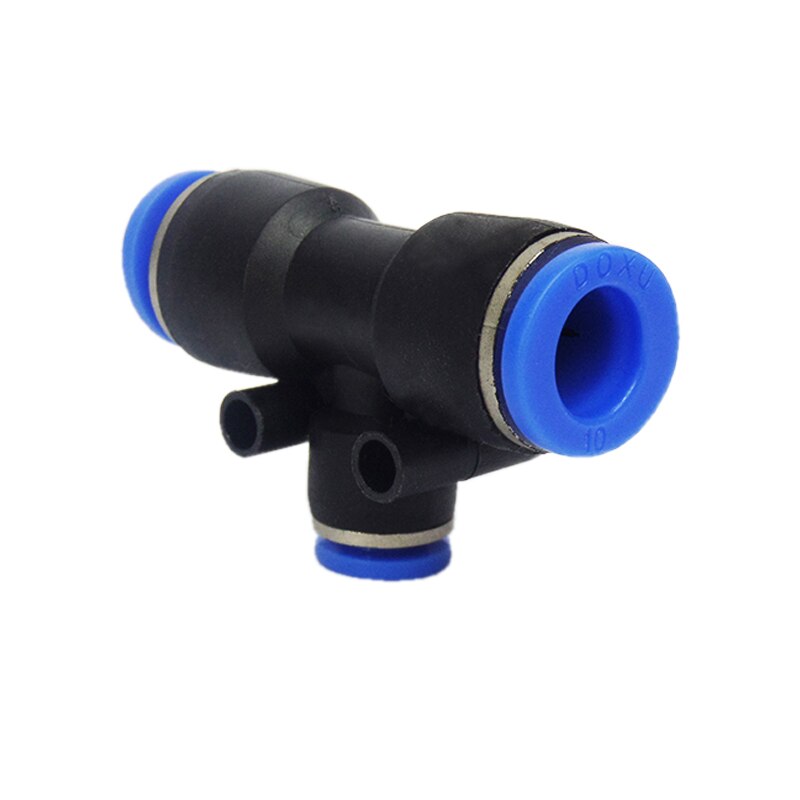 Pneumatic Quick Connector Fitting T Type 3 Way Red... – Grandado