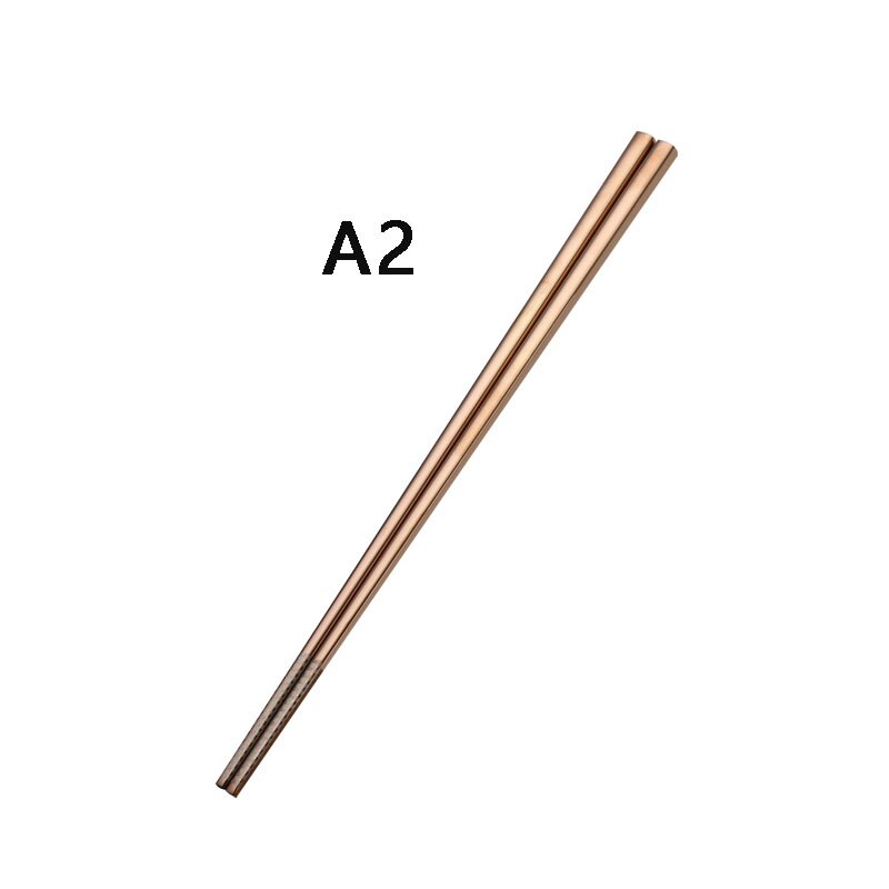 1 Pair Korean Chopsticks Stainless Steel Titanium ... – Grandado