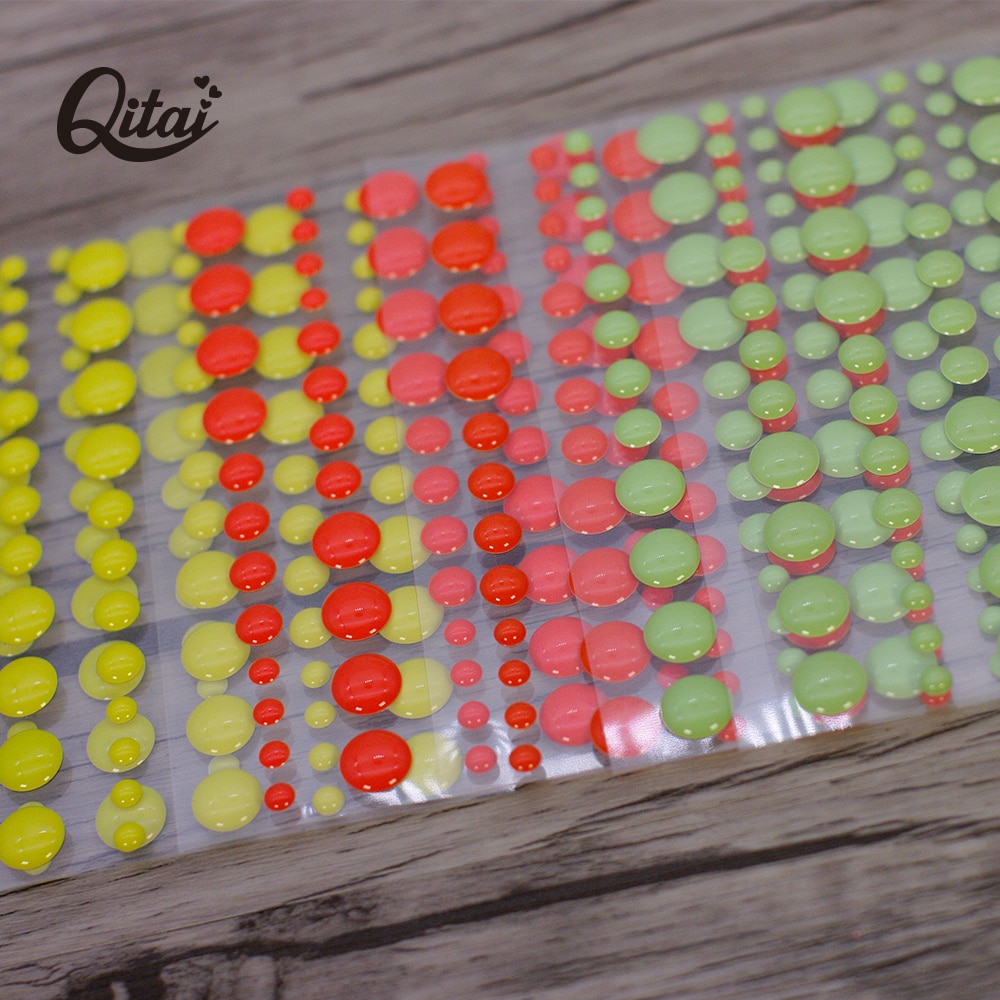 QITAI Enamel Dot Sticker Sugar Sprinkles Self- adh... – Vicedeal