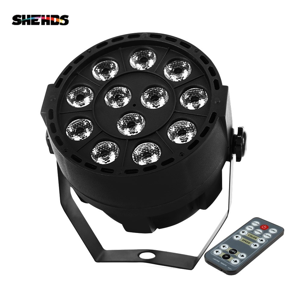 Shehds Afstandsbediening 12X3W Rgbw Led Flat Par L... – Vicedeal