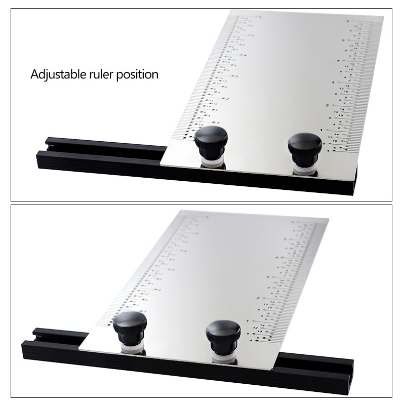 Règle de tableau de bord, en acier inoxydable, avec Base ...