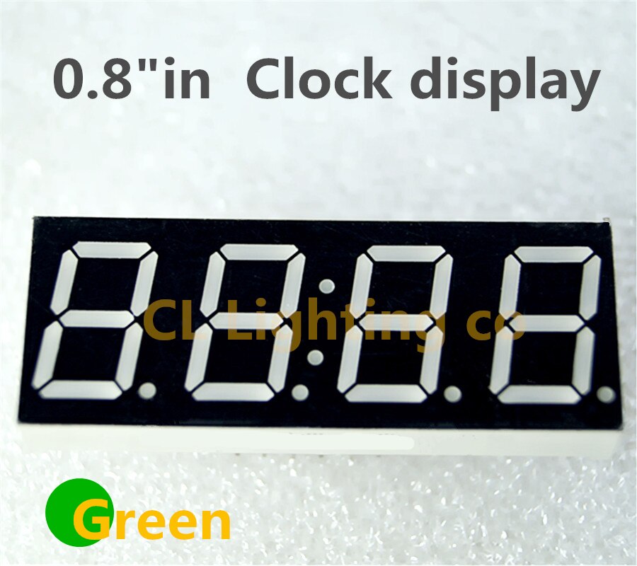 0.8 Inch 7 Segment 4 Digit Super Groen 0.8 "0... – Vicedeal