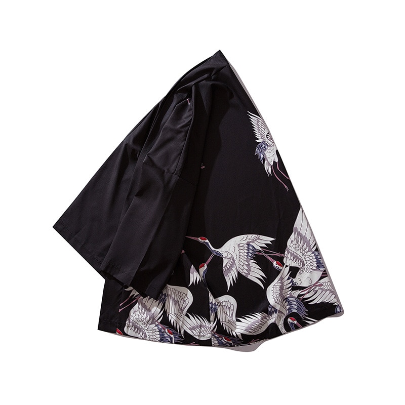 Harajuku Kimono Jacket Japanese Hip Hop Men Street... – Vicedeal