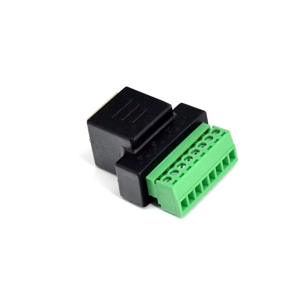 DC Connector RJ45 solder-free green terminal RJ45 ... – Grandado