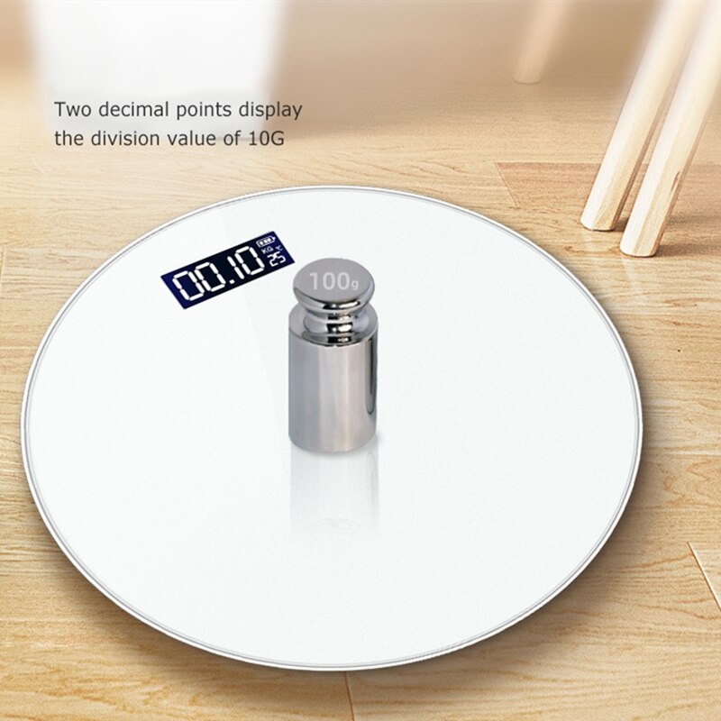 Bathroom Body Scale Weight Scales Round LED Digita... – Vicedeal