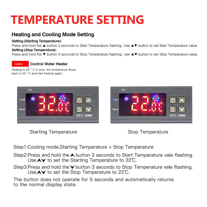 Stc-3000 Led Digital Temperature Controller Thermo... – Vicedeal